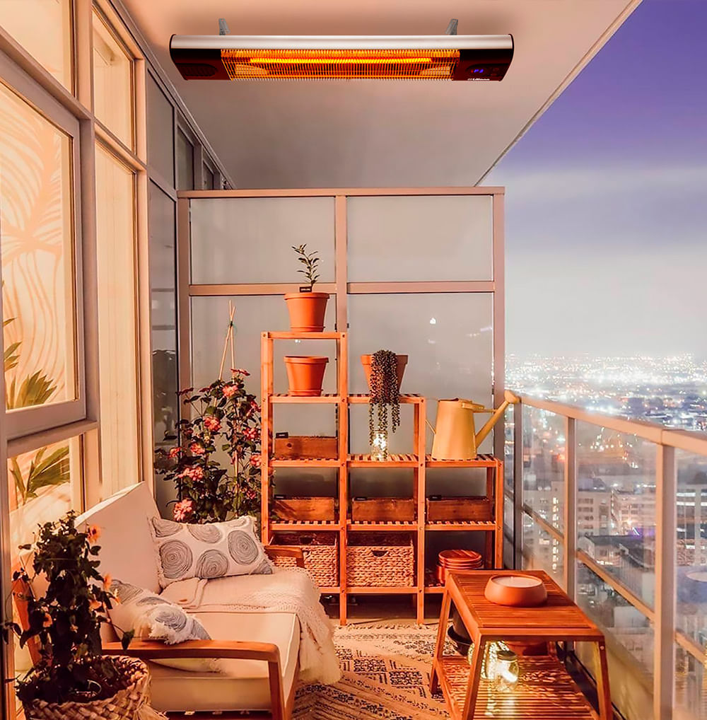 Calefactor Infrarrojo de pared/techo de Fibra de Carbono Liliana - Liliana